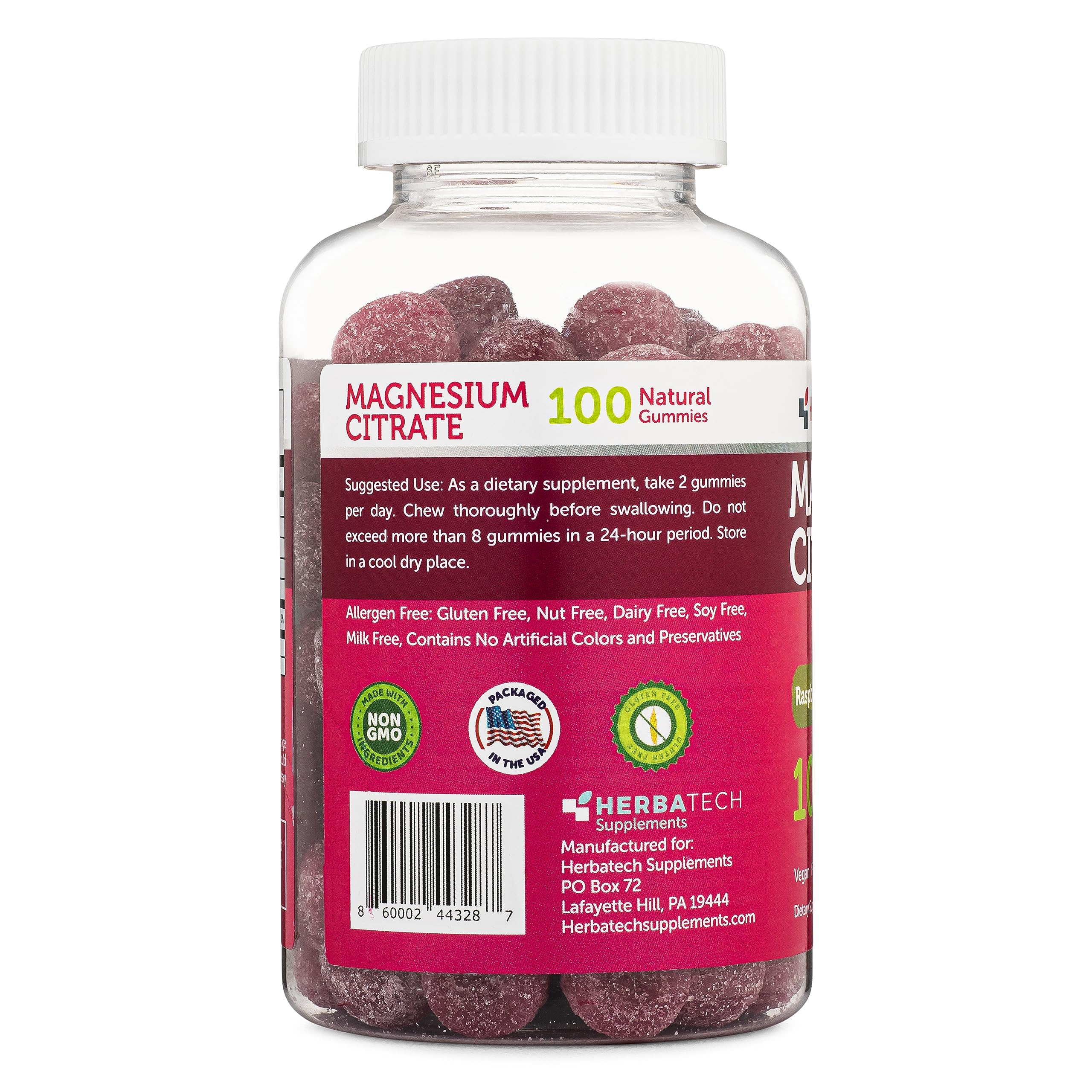 USA made magnesium citrate gummies
