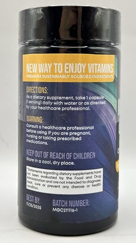 USA-made magnesium glycinate capsules