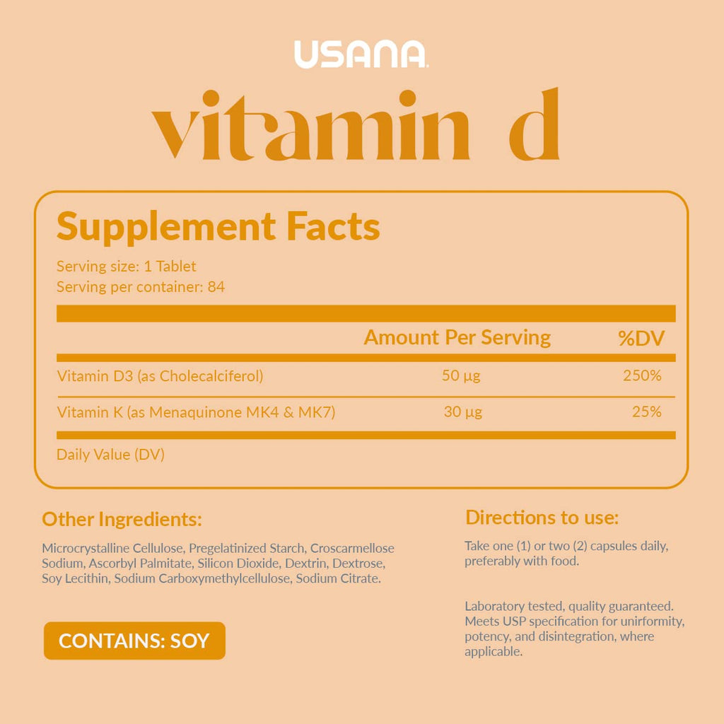 USANA vitamin D for immune support