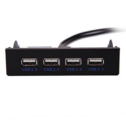 USB 2.0 hub for easy access