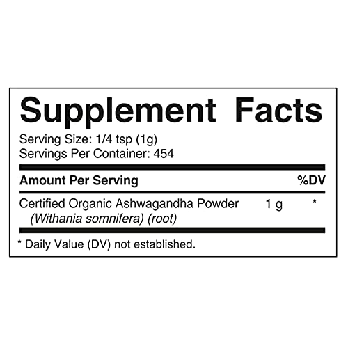 USDA certified ashwagandha for immune support