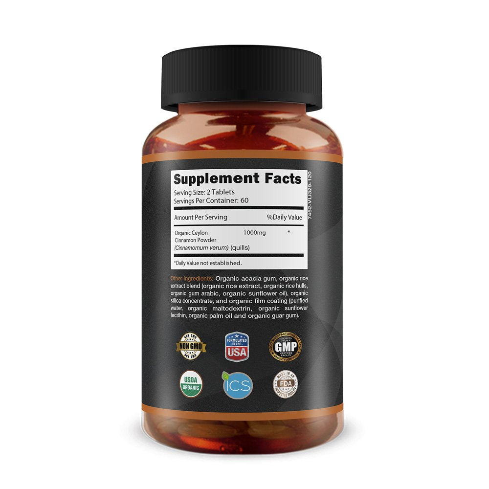USDA certified cinnamon supplement