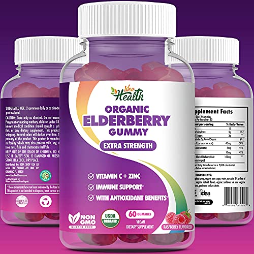 USDA certified elderberry gummies quality