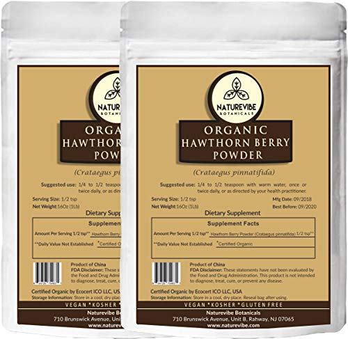 USDA certified hawthorn berry supplement