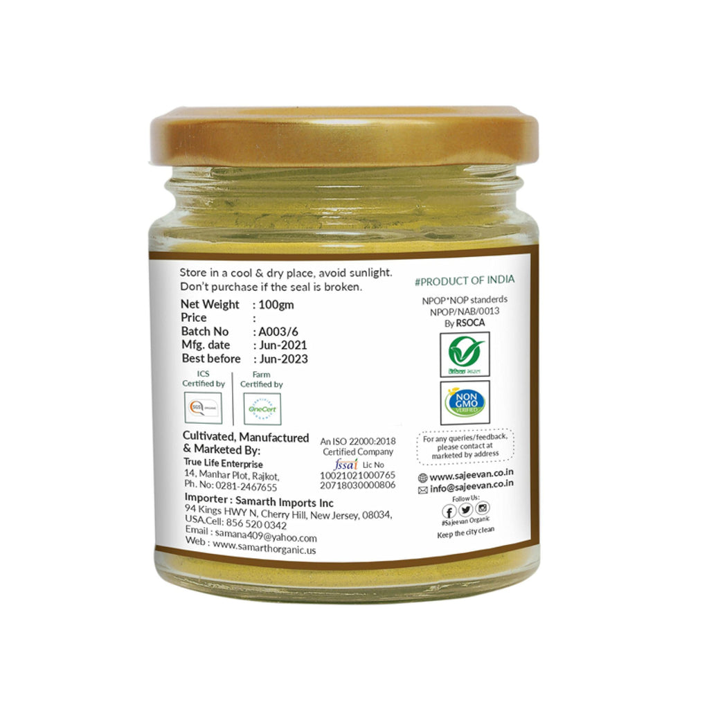 USDA certified herbal health powder