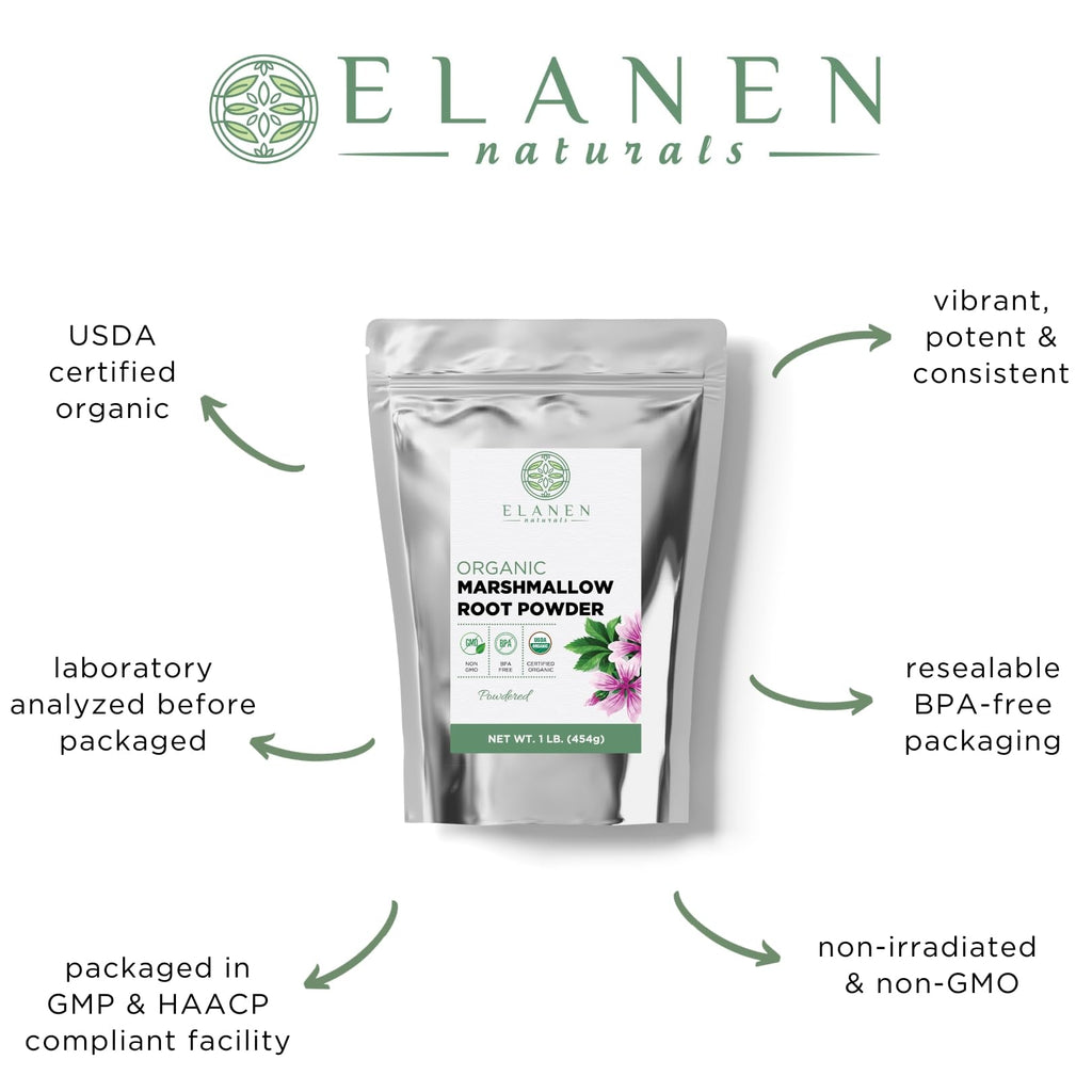 USDA certified marshmallow root supplement