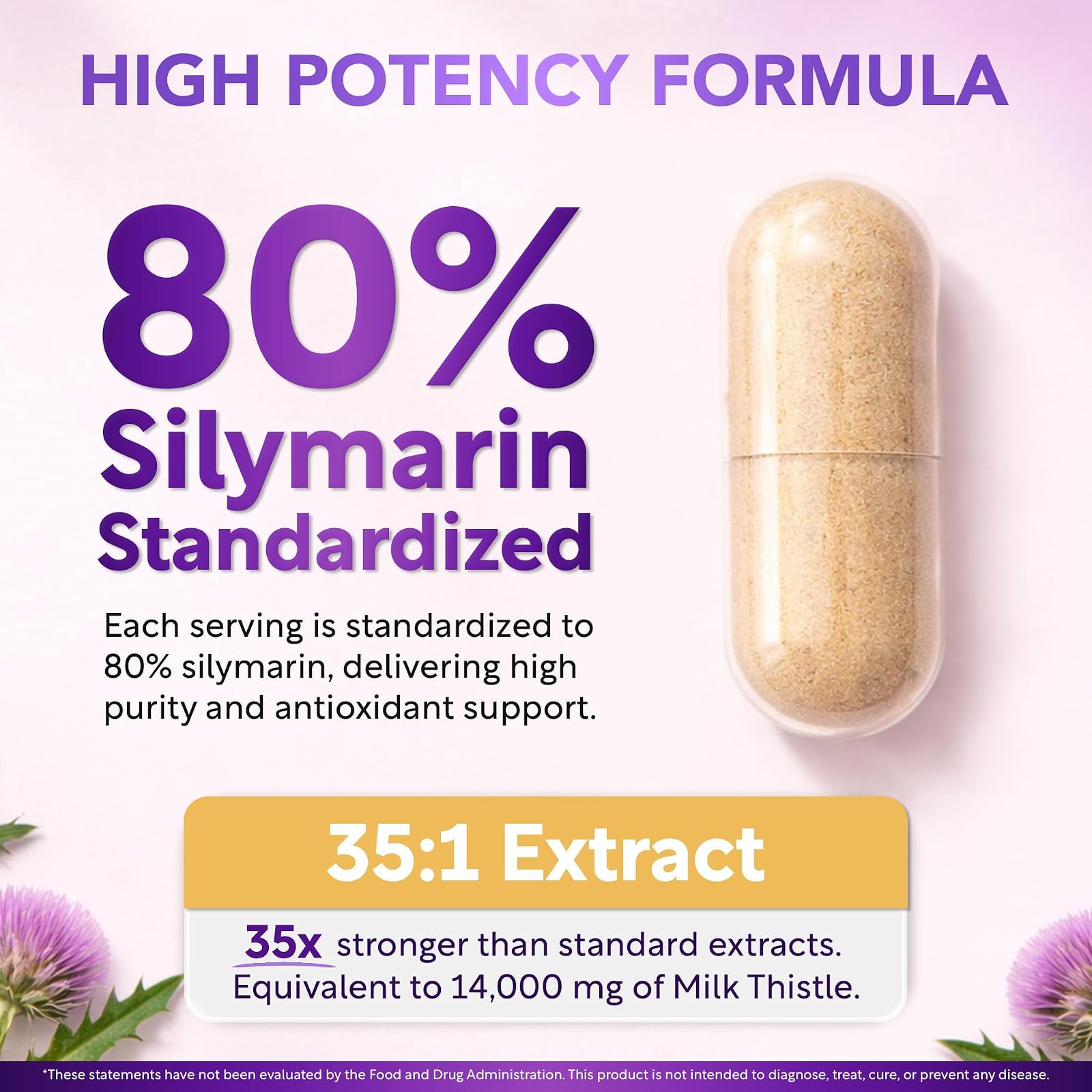 USDA certified milk thistle supplement