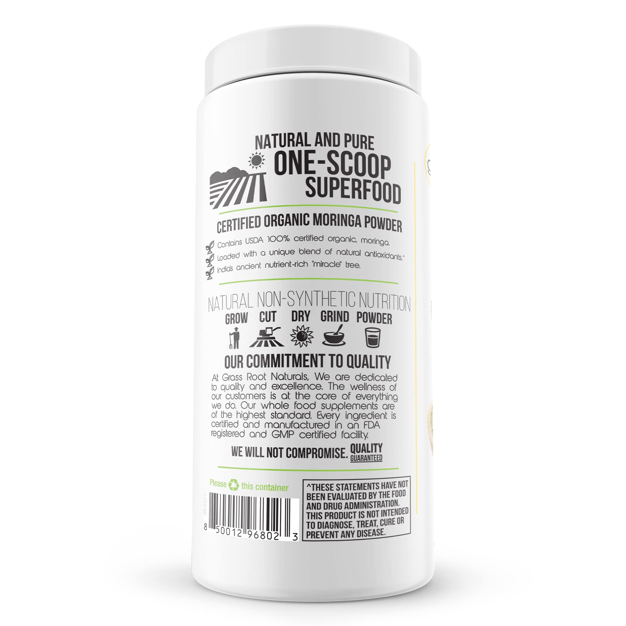 USDA certified moringa powder for wellness
