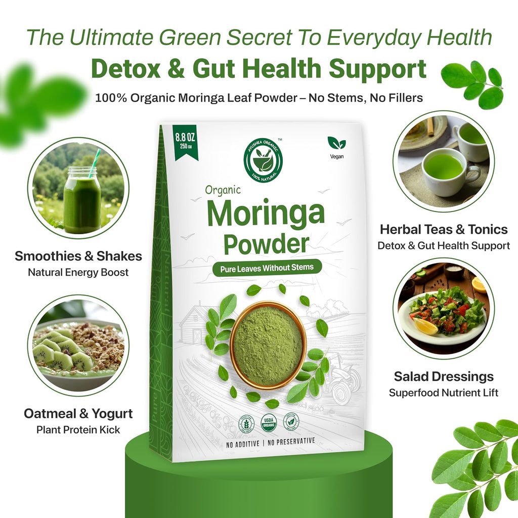 USDA certified Moringa powder supplement