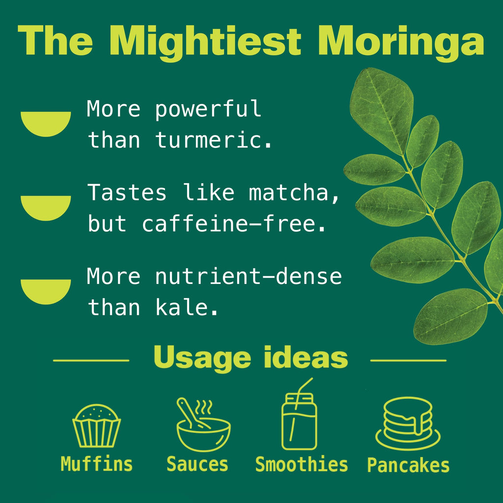 USDA certified non-GMO moringa leaves