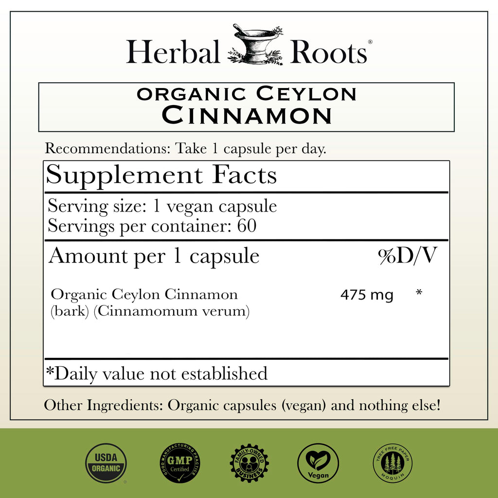 USDA certified organic cinnamon