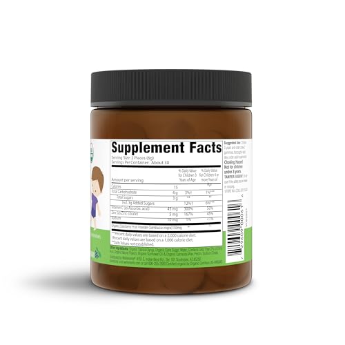 USDA certified organic elderberry gummies