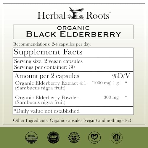 USDA certified organic elderberry product
