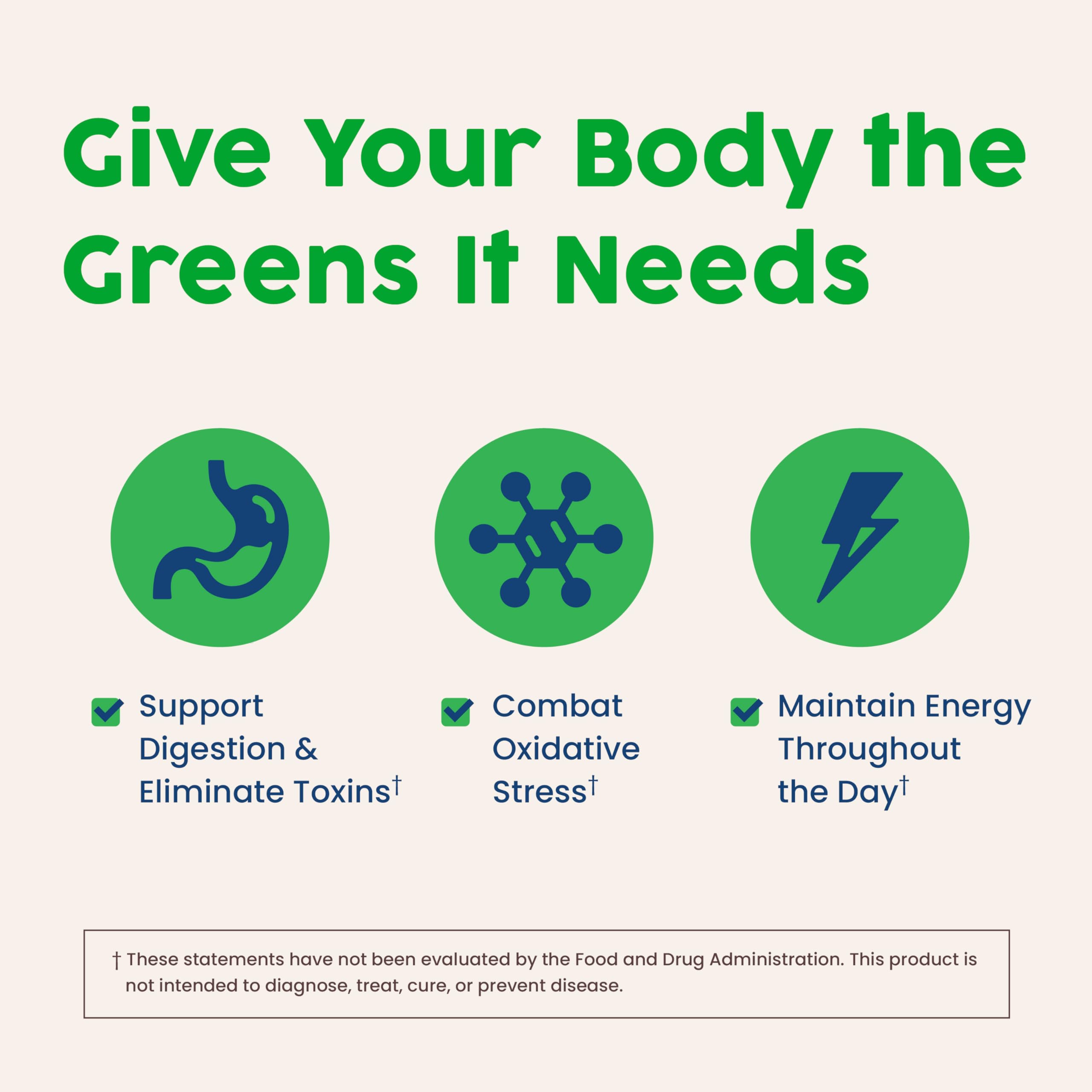 USDA certified organic green blend