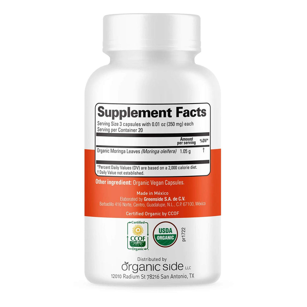 USDA certified organic moringa benefits