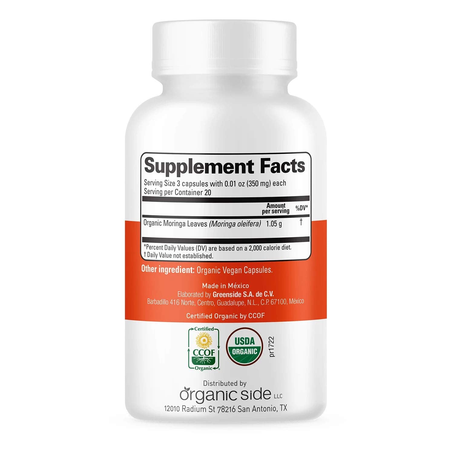USDA certified organic moringa benefits