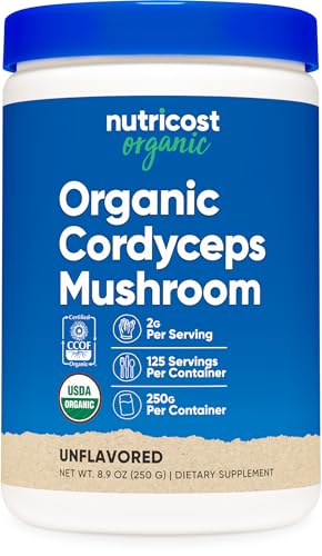 USDA certified organic mushroom supplement