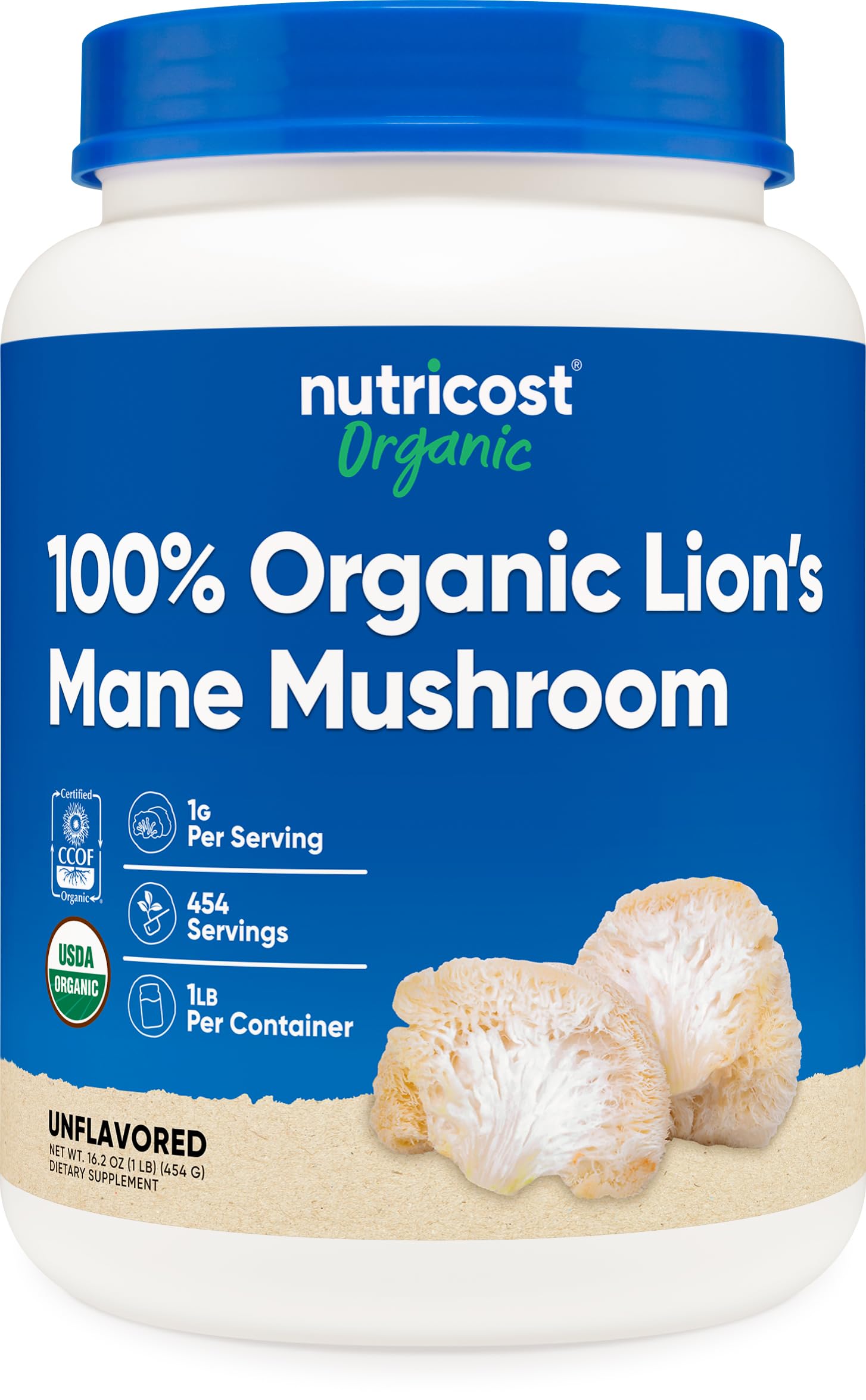 USDA certified organic mushroom supplement