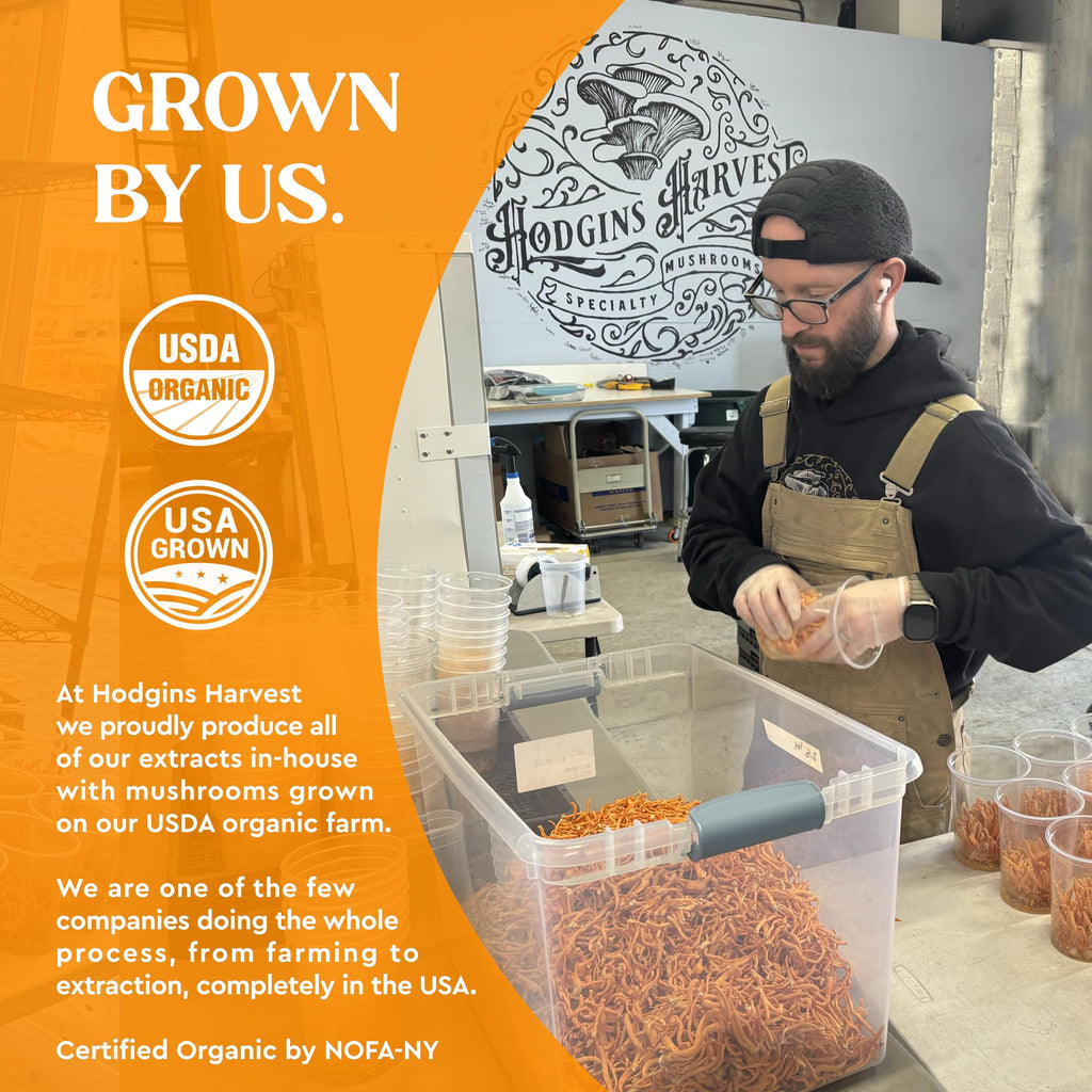 USDA certified organic mushrooms