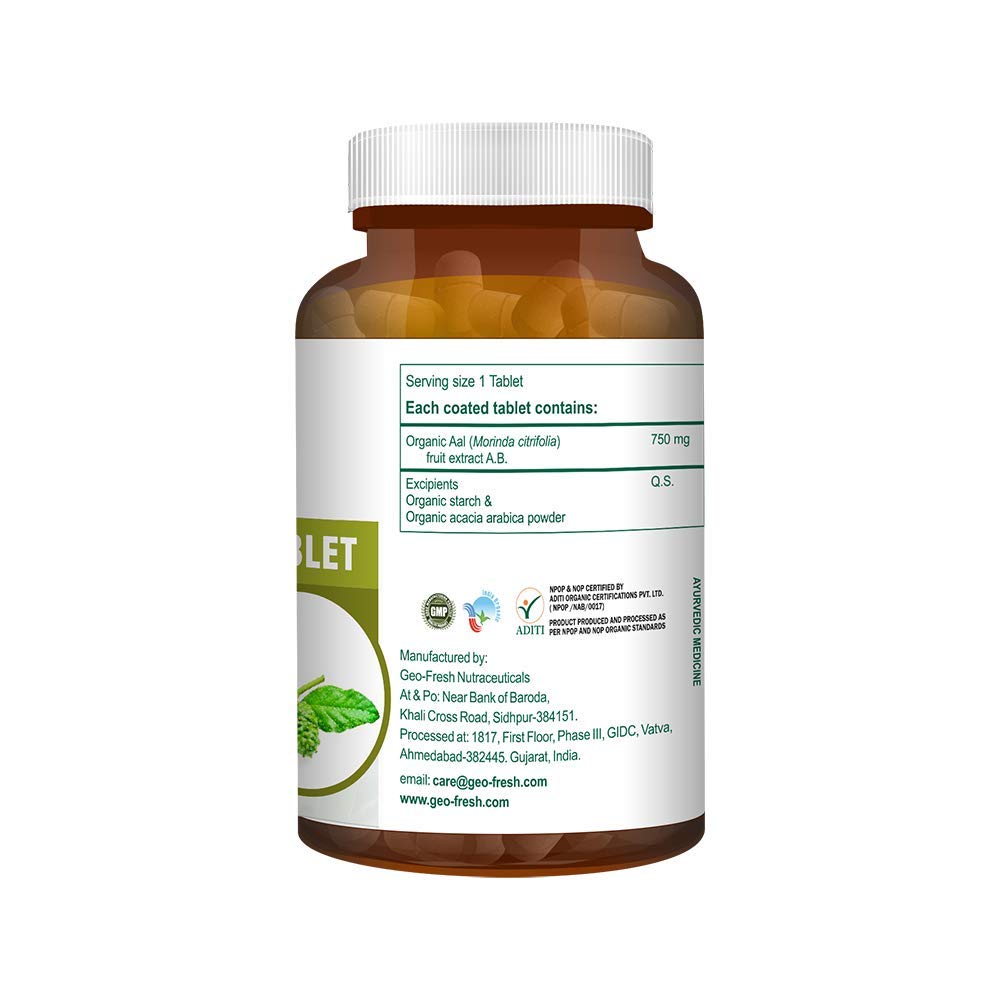 USDA certified organic noni tablets