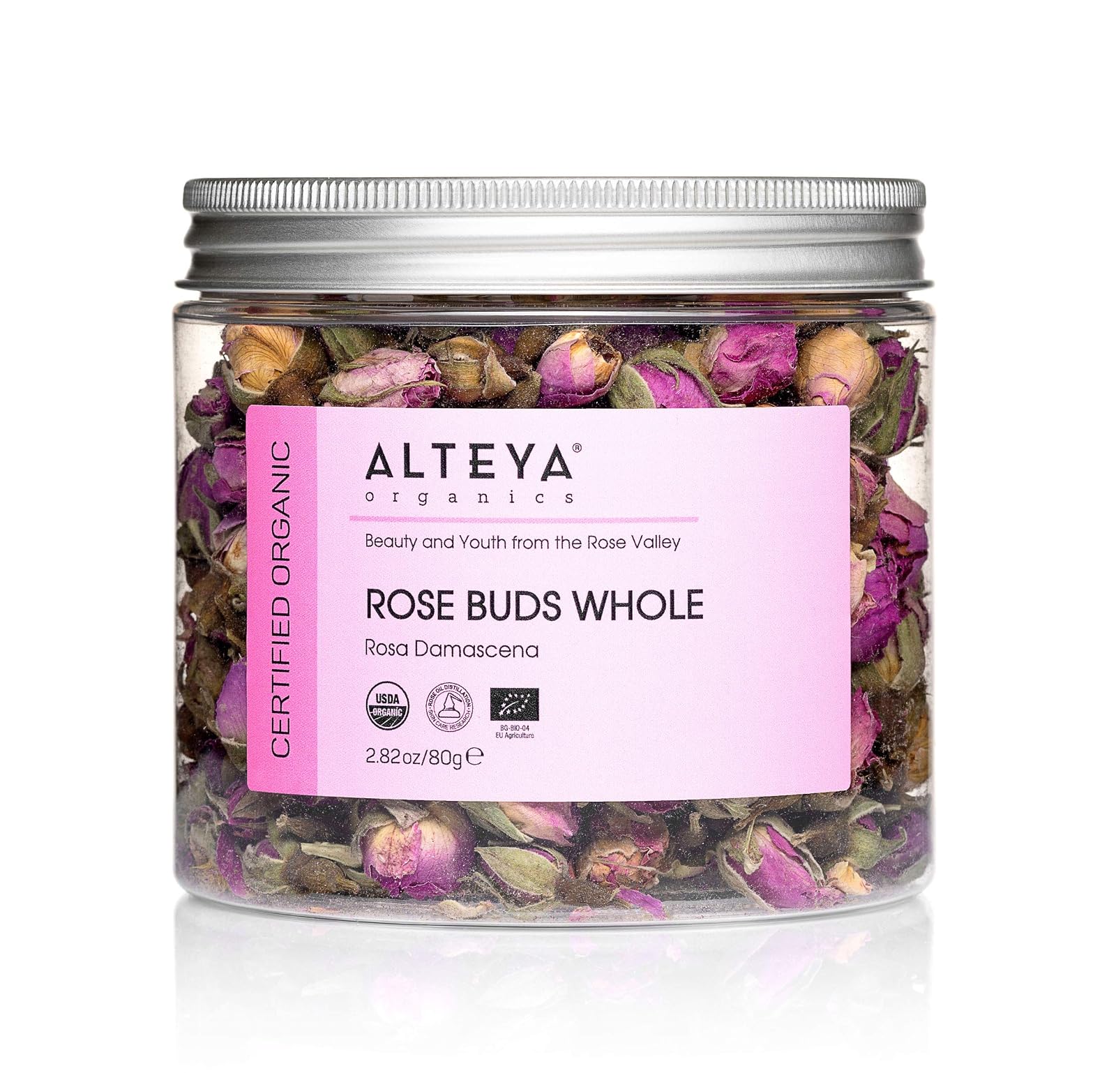 USDA certified organic rose bud tea