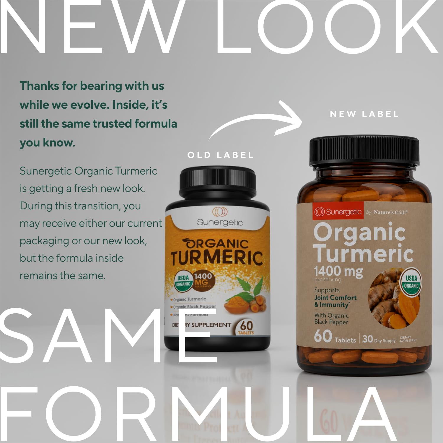 USDA certified organic turmeric product