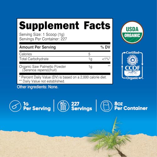 USDA certified saw palmetto supplement