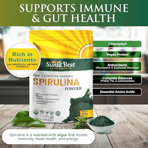 USDA certified spirulina superfood