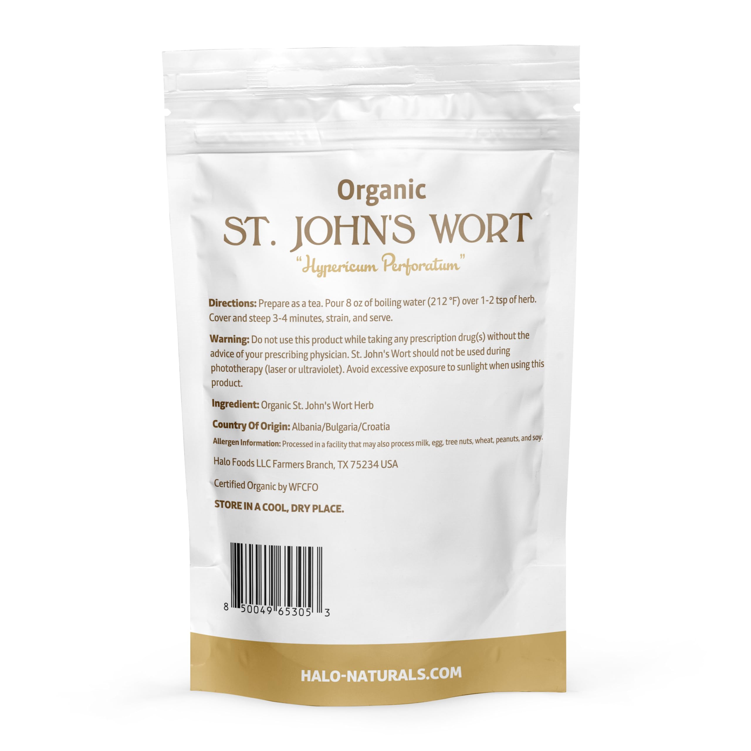 USDA certified st. john's wort