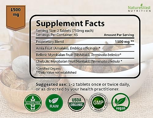 USDA certified triphala for health
