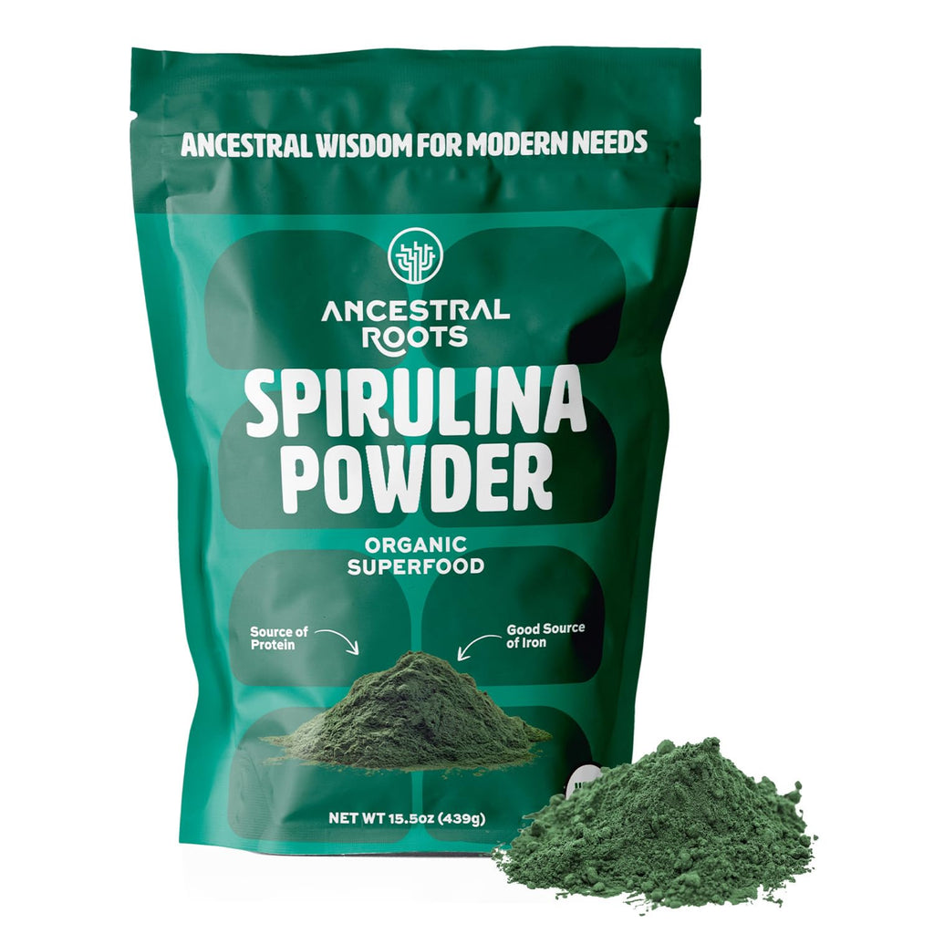 USDA certified vegan spirulina supplement