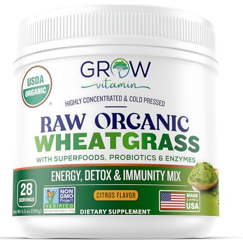 USDA certified wheatgrass supplement