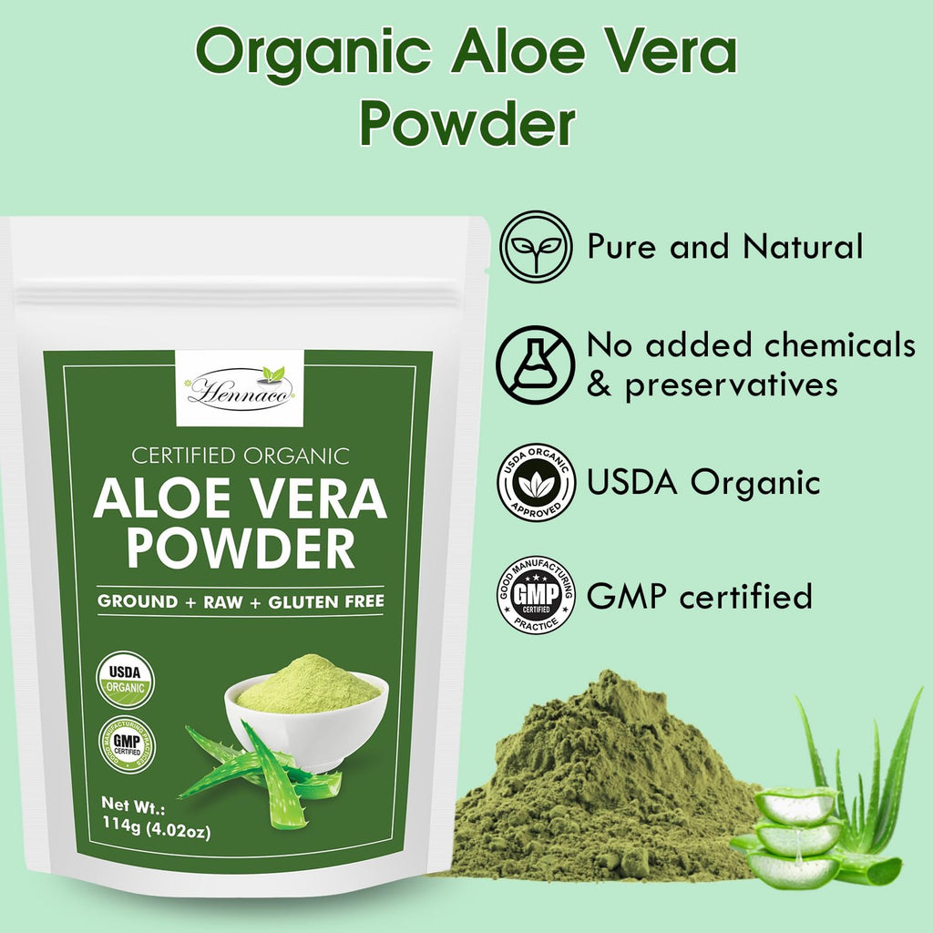 USDA organic aloe vera benefits