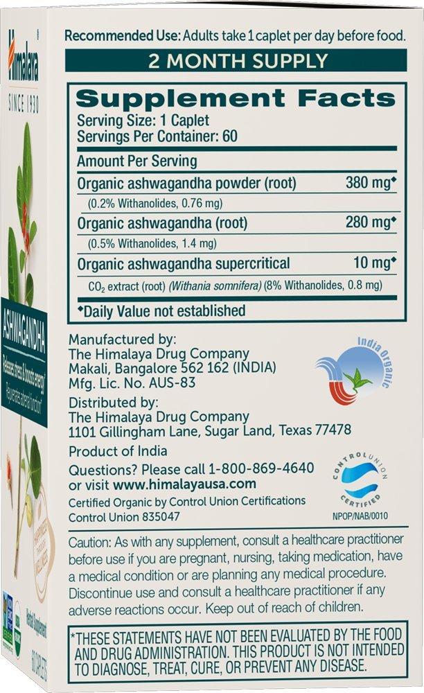 USDA organic ashwagandha benefits