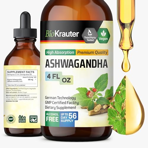USDA Organic ashwagandha drops benefits