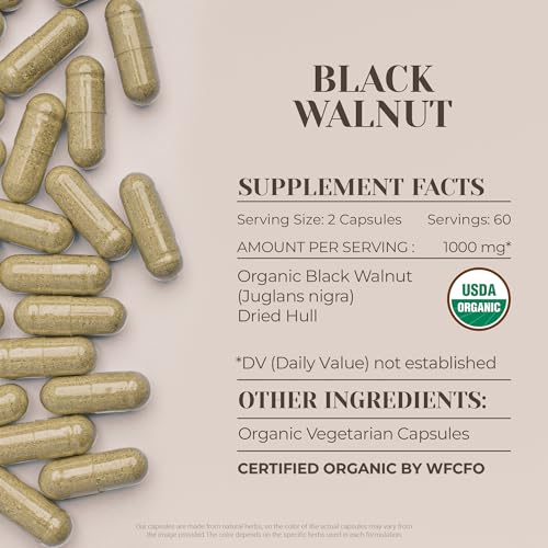 USDA organic black walnut benefits