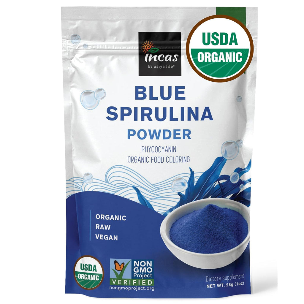 USDA Organic blue spirulina powder benefits