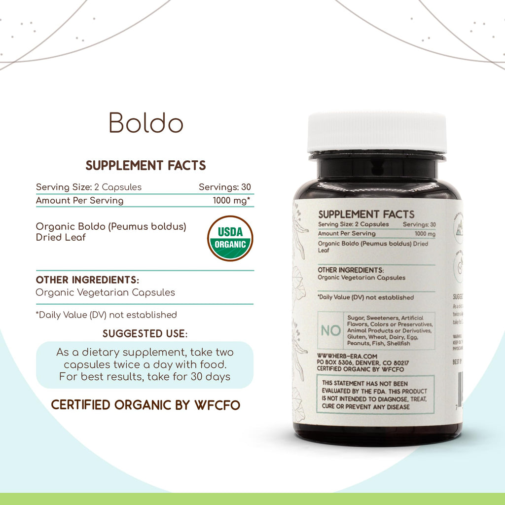 USDA organic boldo leaf extract