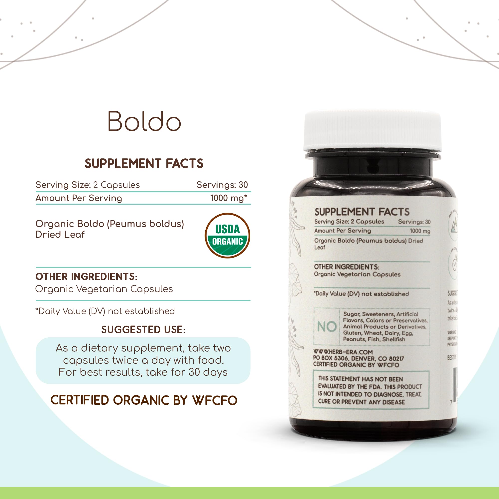 USDA organic boldo leaf extract