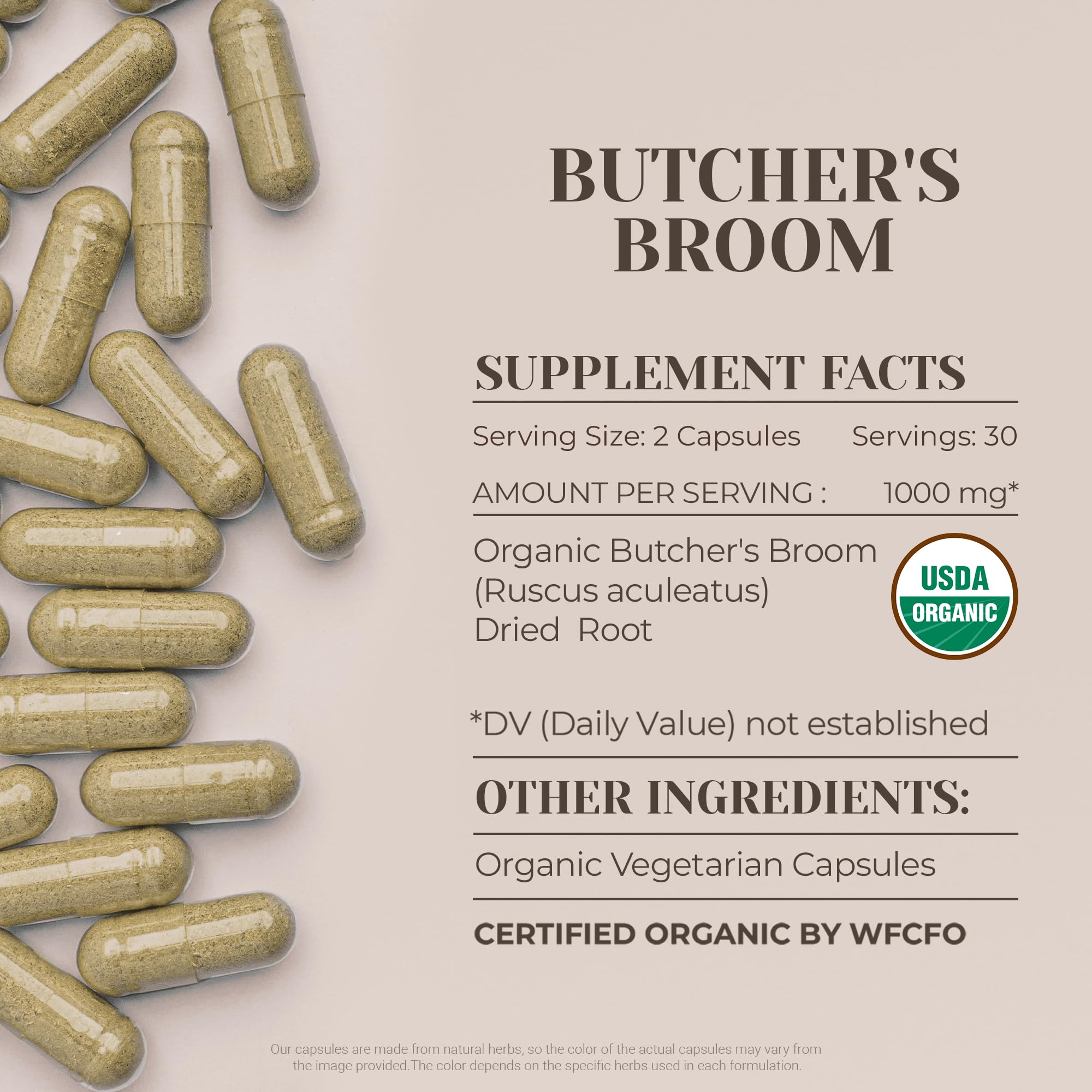 USDA organic capsules for wellness