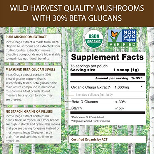 USDA organic chaga mushroom benefits