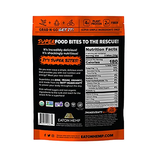 USDA organic chocolate bites