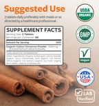 USDA organic cinnamon for wellness