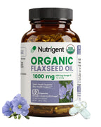 USDA Organic flaxseed oil capsules