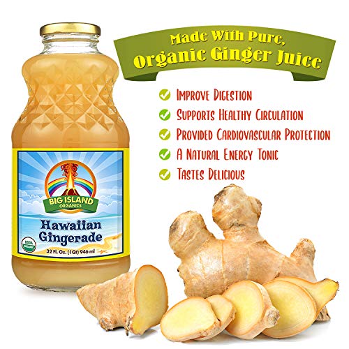 USDA organic ginger juice drink