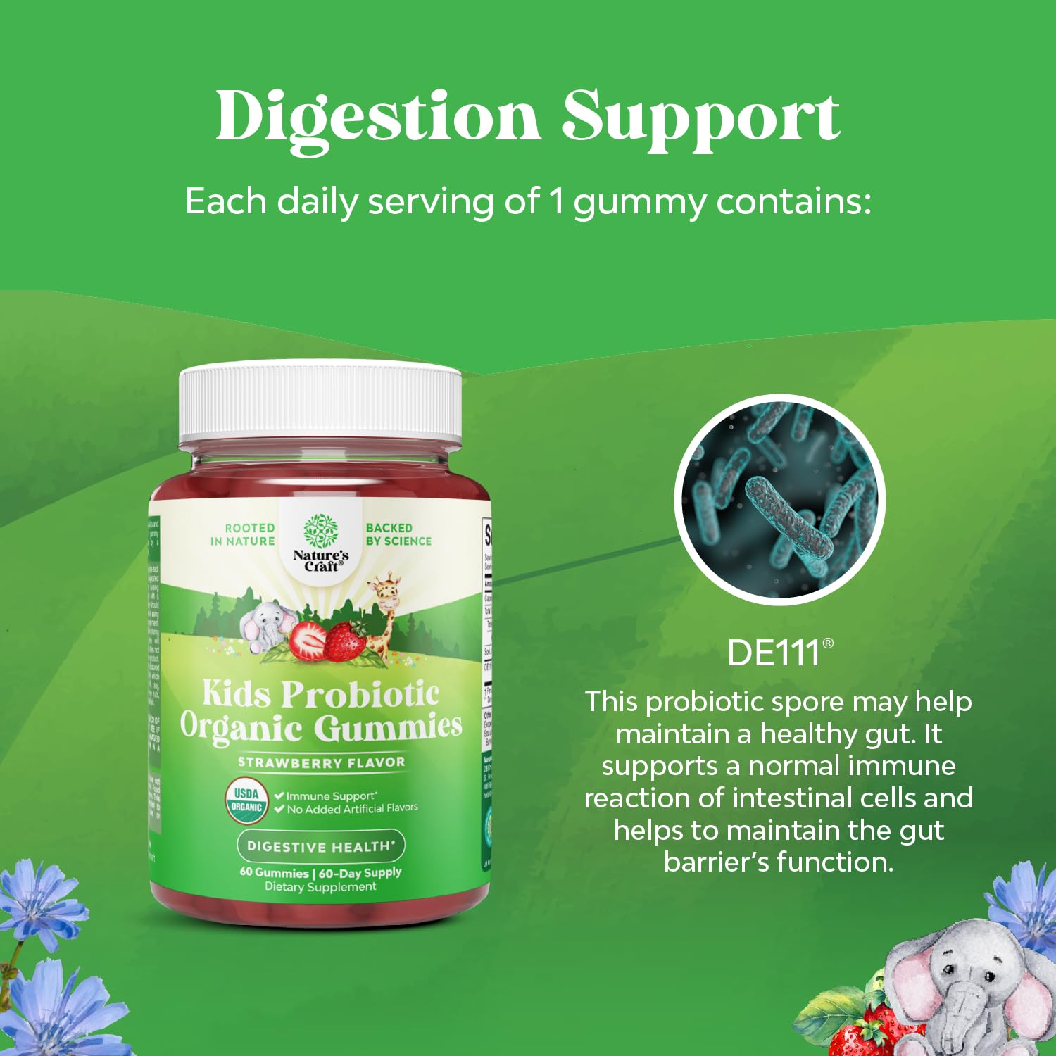 USDA organic gummy probiotics