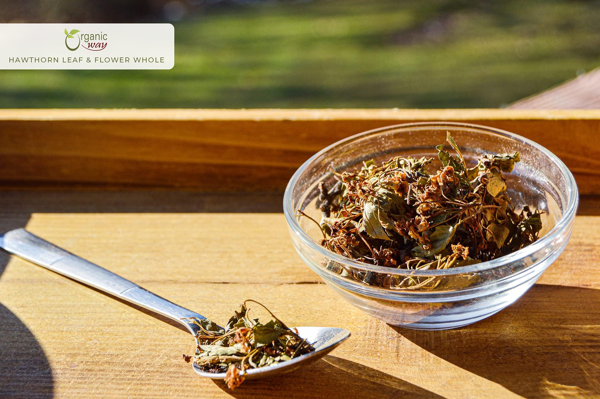 USDA organic hawthorn leaf tea