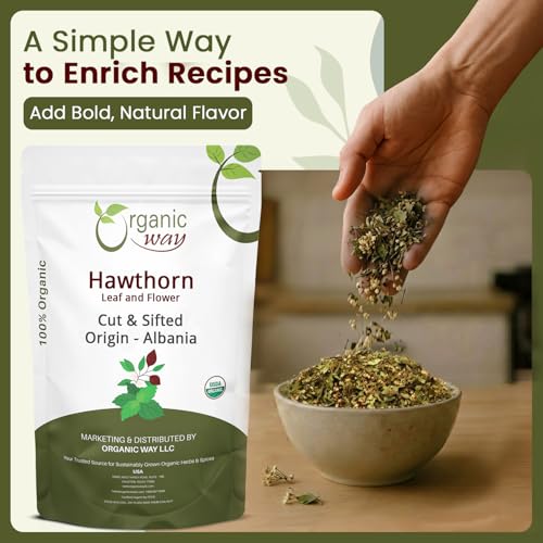 USDA organic hawthorn tea loose leaf