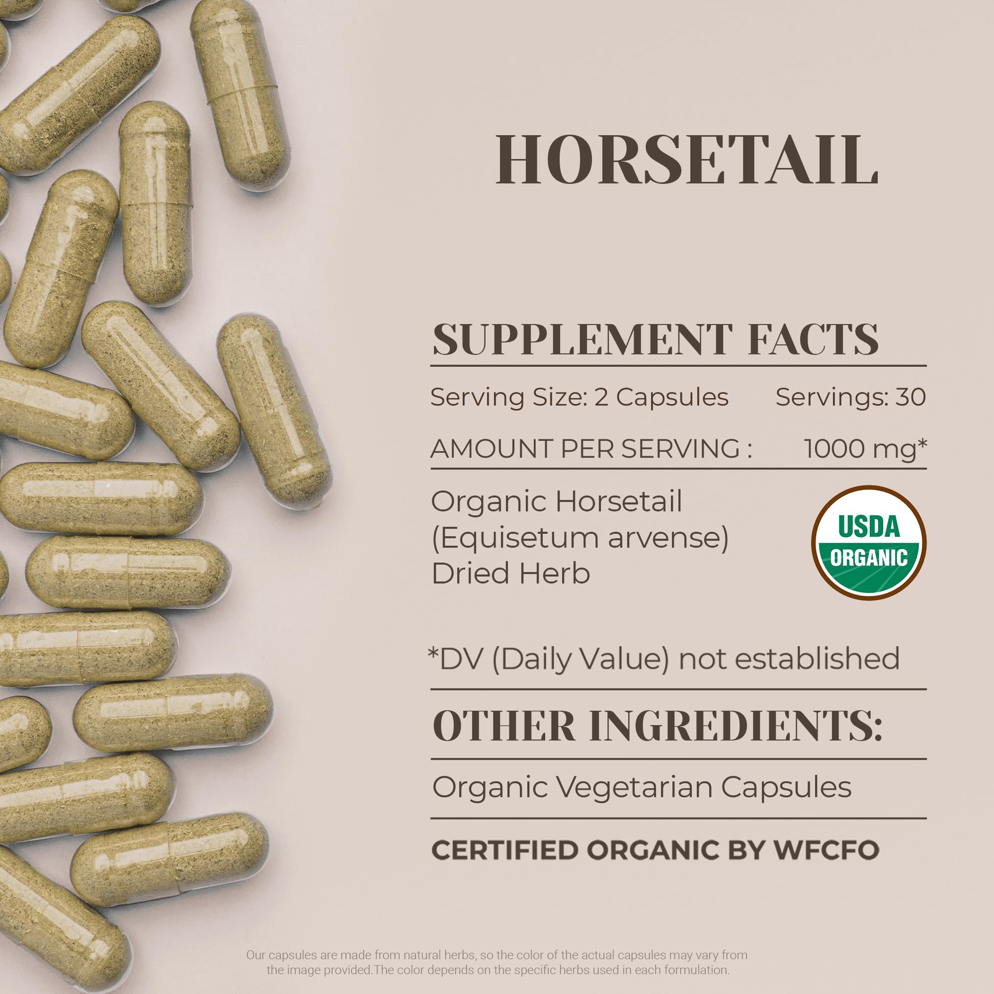 USDA organic herbal supplement benefits