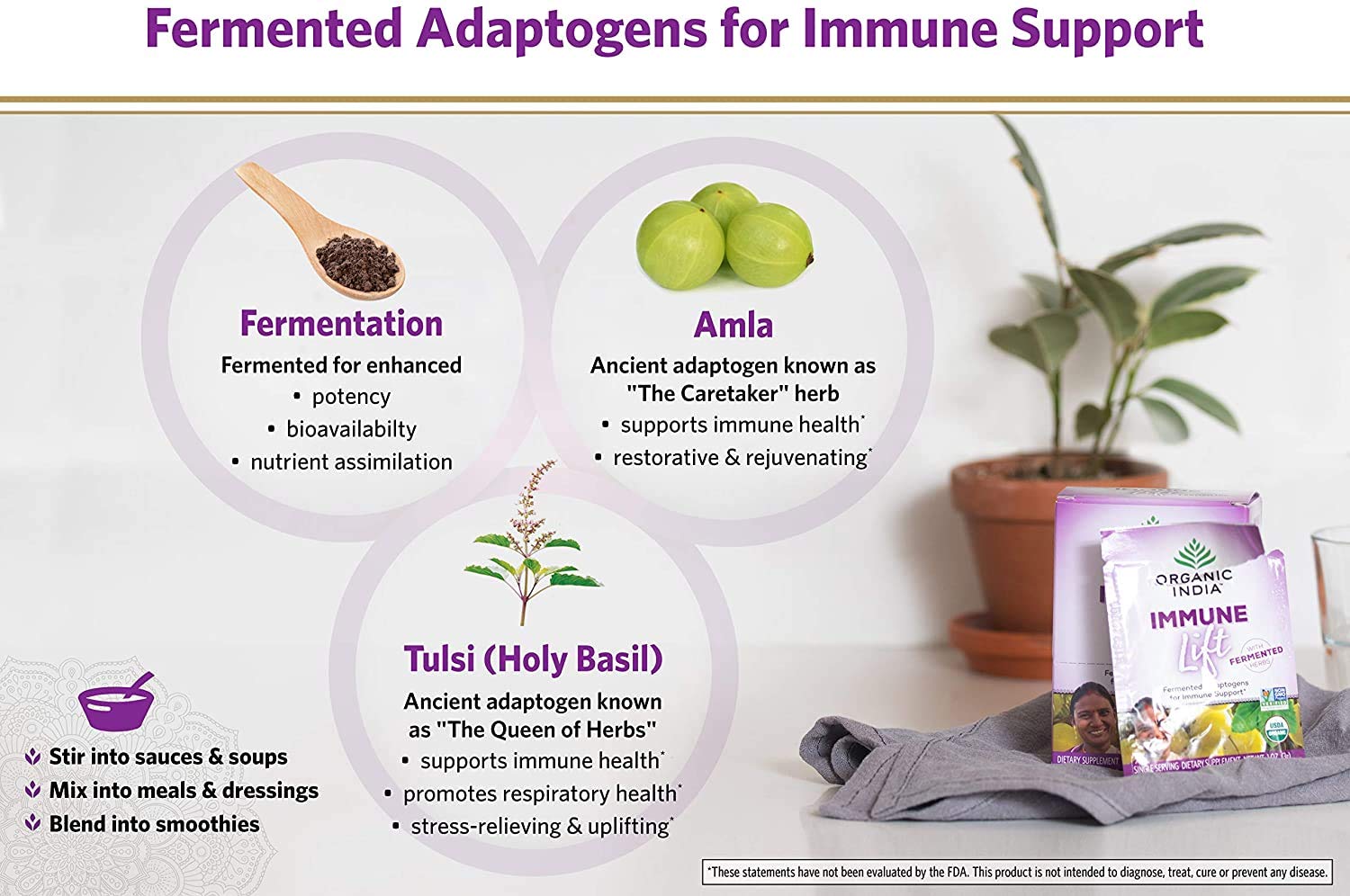 USDA organic herbal supplements for health